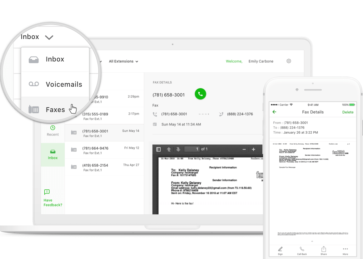 Online Fax and Virtual Fax Services - Grasshopper